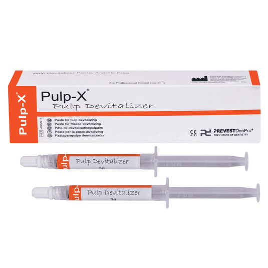 Pulp-X | Pulpa Devitalisierung | 2 x 3 g Spritzen und 10 Applikationss ...